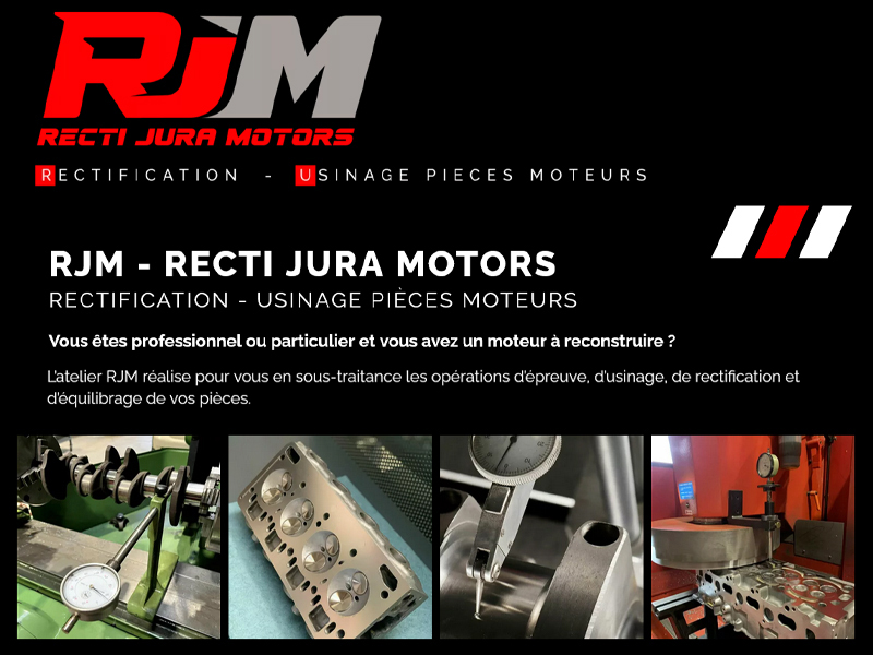 RJM Recti Jura Motors - Rectification et usinage de pièces moteurs dans ...